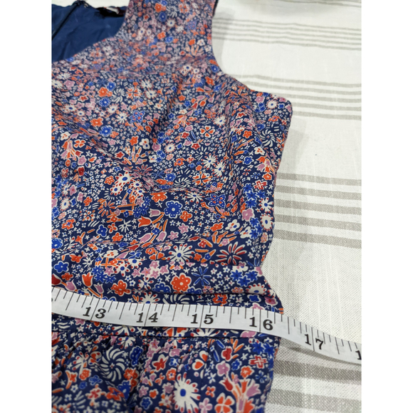 J. Crew | Dresses | J Crew Liberty Print Fabric Floral Maxi Dress Size ...